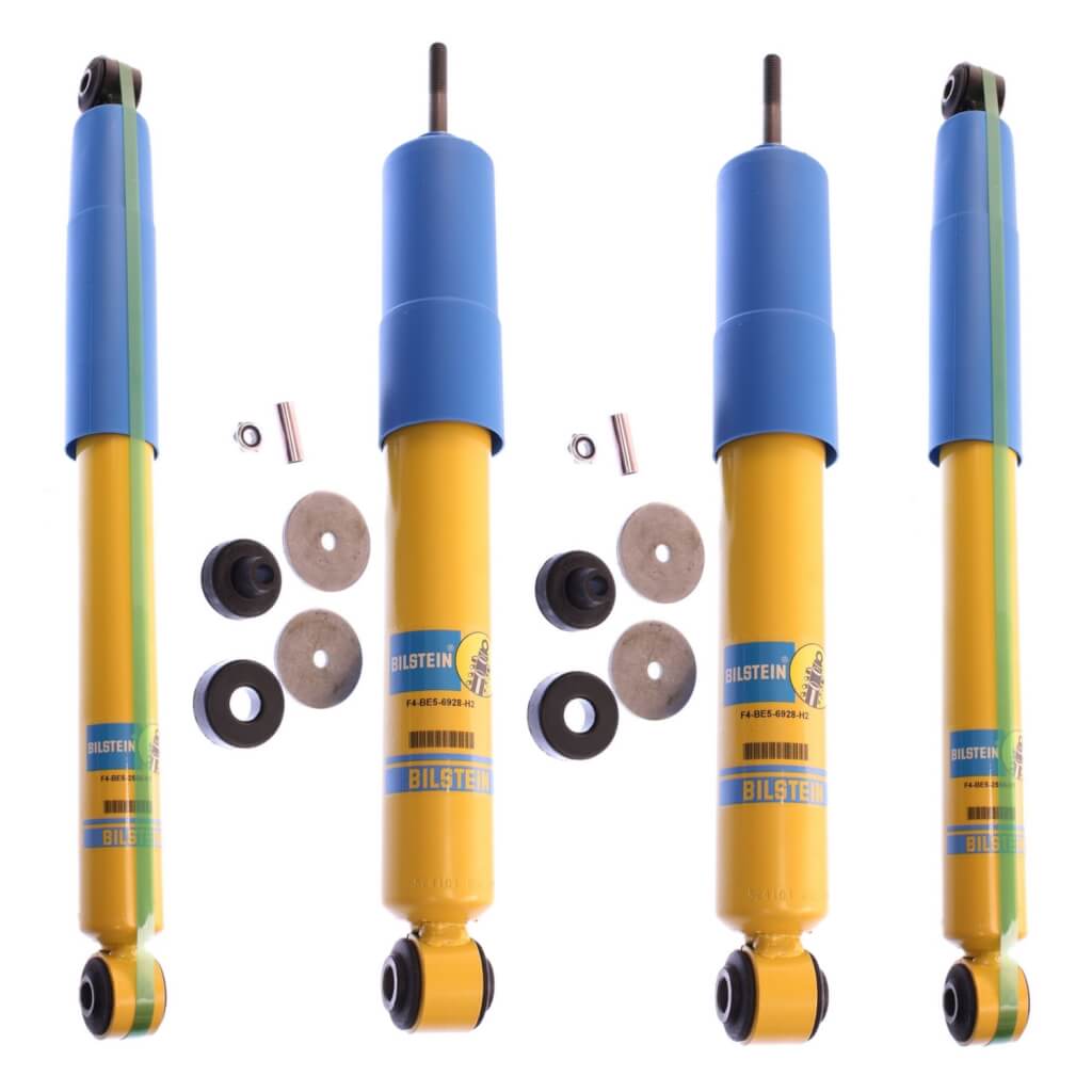 Bilstein 4600 Front, Rear Shocks for 2002-2005 Dodge Ram 1500 4WD ...