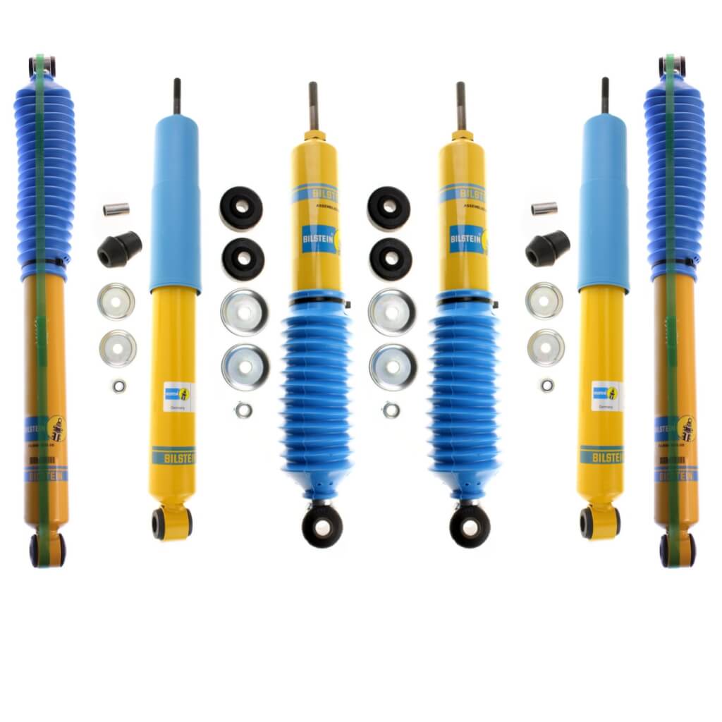 Bilstein 4600 Quad Front, Rear Shocks for 80-’96 FORD F-150 4WD ...